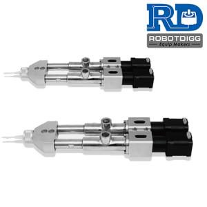 Stepper or servo motorized micro bicomponent screw pump - RobotDigg