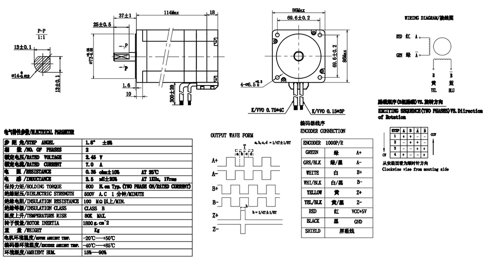 NEMA24 3.5Nm closed-loop stepper motor with encoder - RobotDigg NEMA24 3.5Nm closed-loop stepper motor with encoder - RobotDigg